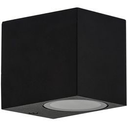 HAVIT LIGHTING LED Au&szlig;en-Wandleuchte "ACCORD", 1, H: 9cm, 1 Stk., schwarz, Leuchten