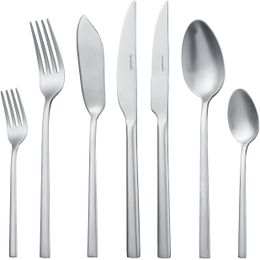 Hanseatic Besteck-Set "SMART, wahlweise in gl&auml;nzender oder matter Optik", 42 tlg., silber, Essbesteck-Sets, leichtes und minimalistisches Design