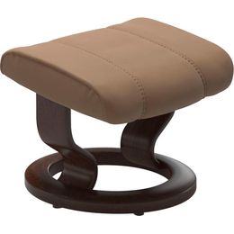 Fu&szlig;hocker stressless, B:54cm H:38cm T:39cm, braun, Leder BATICK: BATICK ist ein leicht korrigiertes, durchgef&auml;rbtes und genarbtes M&ouml;belleder, bei dem