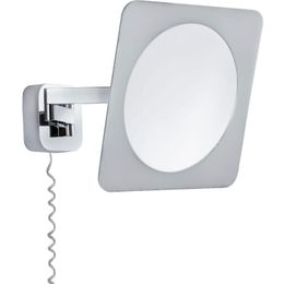Paulmann LED Wandleuchte "Kosmetikspiegel Bela LED IP44 5,7W Chrom, Weiß, Spiegel, Metall", 1, H: 23cm, 1 Stk., weiß, Leuchten, Kosmetikspiegel Bela