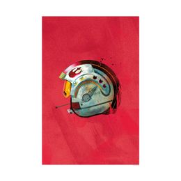 Komar Bild "Star Wars Classic Helmets Rebel Pilot", B/H/T: 50cm x 70cm, Star Wars, 1 Stk., bunt, Wohnzimmer, Bilder, Wandbild zur Dekoration im