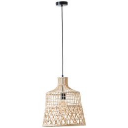 Brilliant Pendelleuchte "Newbury", 1, Ø 36,5cm H: 120cm, 1 Stk., beige, Esszimmer, Leuchten, Hängelampe 35cm rattan