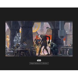 Komar Bild "Star Wars Classic RMQ Mos Eisley Streets", B/H/T: 50cm x 40cm, Star Wars, 1 Stk., bunt, Wohnzimmer, Bilder, Wandbild zur Dekoration im
