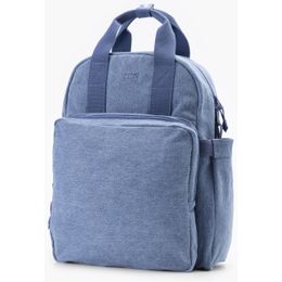 Levi's LEVI'S Damen Cityrucksack "WOMENS PACK ROUND Cityrucksack", blau, Baumwolle, Rucksäcke, Freizeitrucksack, Arbeitsrucksack