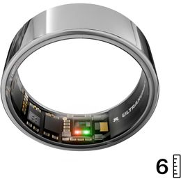 ULTRAHUMAN Activity Tracker "Ring AIR - Gr&ouml;&szlig;e 6", silber, Fitnesstracker