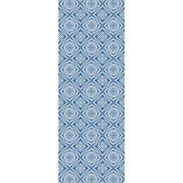 queence Vinyltapete "Muster-Blau", B/L: 0,9mm x 2,5mm, bunt, Tapeten, 90x250cm, selbstklebend, kinderleichte Anbringung,, Sticker