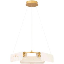 NOVA LUCE Pendelleuchte "AIDER", 3, Ø 63cm H: 130cm, 1 Stk.gold, Esszimmer, Leuchten