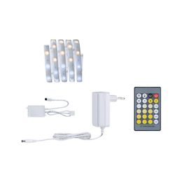 Paulmann LED-Streifen "MaxLED 250 Basisset 1,5m 2700-6500K 5,5W 230/24V 24VA Silber", Flammen 1 Stk., silber, Küche, Lichterketten, IP44 Cover