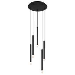 Globo LIGHTING Hängeleuchte "RYAN", Ø 2,5cm H: 120cm, 1 Stk., schwarz, Esszimmer, Leuchten, Hängelampe/Pendelleuchte/Esszimmer/Wohnzimmer/Esstisch