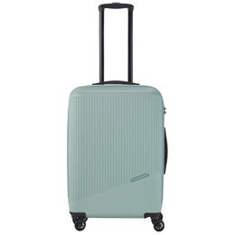 Travelite Damen Hartschalen-Trolley "BALI, in verschiedenen Gr&ouml;&szlig;en und Farben", gr&uuml;n, ABS, unifarben, Basic, Koffer, Hartschallenkoffer Reisegep&auml;ck