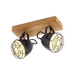 JUST LIGHT Deckenleuchte "BEETLE", 2, 1 Stk., schwarz, Wohnzimmer, Leuchten, ExklusiveE14