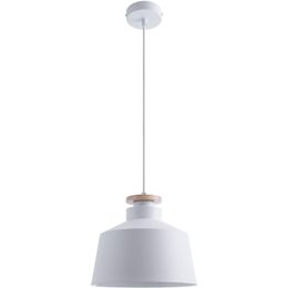 Paco Home Pendelleuchte "JACK U", 1, &Oslash; 28,5cm H: 24cm, wei&szlig;, Esszimmer, Leuchten, H&auml;ngelampe Esszimmer K&uuml;chenlampe Esstischlampe Skandinavisch E27