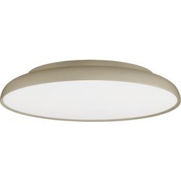 NOVA LUCE LED Deckenleuchte "LINUS", 1, Ø 45cm, 1 Stk., beige, Wohnzimmer, Leuchten