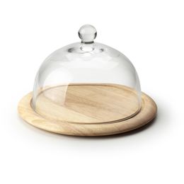 CONTINENTA K&auml;seglocke, &Oslash; 26cm + H&ouml;he 16cm, beige, Servierglocken, 2-teilig