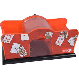 Noris Kinder Spiel "Deluxe Karten-Mischmaschine manuell", rot, Spiele