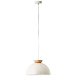 Brilliant Pendelleuchte "Nalam", 1, Ø 35cm, 1 Stk., grau, Esszimmer, Leuchten, 174,5 x 35 cm, 1 x E27, kürzbar, Metall/Holz, grau