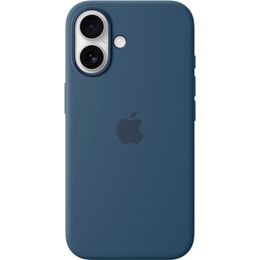 Apple Smartphone-Hülle "iPhone 16 Silikon Case mit MagSafe", iPhone 16, blau, Hüllen