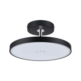 Paulmann LED Deckenleuchte "Hildor 30W 400 mm Schwarz 230V 2700K Metall/Kunststoff", 1, &Oslash; 40cm H: 19,3cm, schwarz, Wohnzimmer, Leuchten,