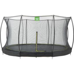 EXIT Kinder Gartentrampolin "Silhouette Ground", Ø 427cm, schwarz, Trampoline