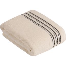 Saunatuch Vossen, B:100cm L:150cm, wei&szlig;, Walkfrottee, Obermaterial: 100% Baumwolle, Handt&uuml;cher, "Cult de Luxe", mit Glanzbord&uuml;re