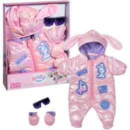 Baby Born Kinder Puppenkleidung "Deluxe Schneeanzug, 43 cm", rosa, Puppenkleidung