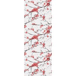 queence Vinyltapete "Milla", B/L: 0,9m x 2,5m, Rollen: 1, wei&szlig;, Tapeten, 90x250cm, selbstklebend, kinderleichte Anbringung,, Sticker
