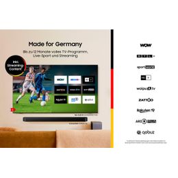 Samsung QLED Mini LED-Fernseher "GQ50QN90DAT", 50,0 &prime;&prime;titanschwarz, schwarz, Fernseher, + HW-B760GF