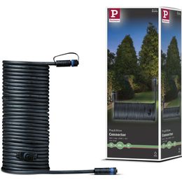 Lampen-Verbindungskabel Paulmann, Ø:18,4mm, schwarz, Kabel, "Outdoor Plug&Shine 10m IP68", 1 in - 2 out