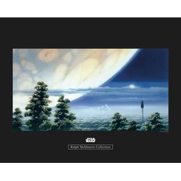 Komar Bild "Star Wars Classic RMQ Yavin Lookout", B/H/T: 50cm x 40cm, Star Wars, 1 Stk., bunt, Wohnzimmer, Bilder, Wandbild zur Dekoration im