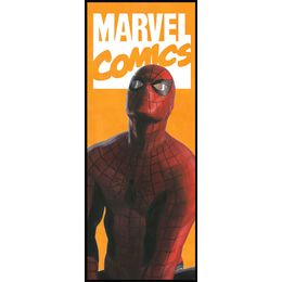 Komar Vliestapete "Digitaldruck Vlies - Spider-Man Comic - Größe 100 x 250 cm", B/L: 100mm x 250mm, Rollen:, bunt, Wohnzimmer, Tapeten, Kinderzimmer