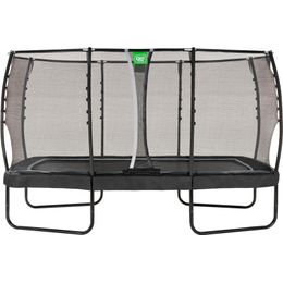 EXIT Kinder Gartentrampolin "Allure Premium", B/L/T: 437cm x 266cm, schwarz, Trampoline, mit Sicherheitsnetz