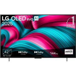 LG OLED-Fernseher "OLED42C5ELB", 42, grau, Fernseher
