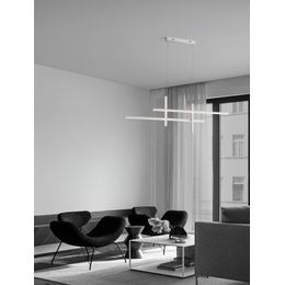 NOVA LUCE Pendelleuchte "MARISOL", 4, H: 156cm, 1 Stk., wei&szlig;, Esszimmer, Leuchten