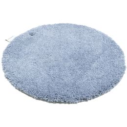 Badematte Tom Tailor HOME, H:27mm, blau, Polyester, Badematten, "Cozy Bath UNI", Badteppich, Uni Farben, rechteckig, rund und oval erh&auml;ltlich