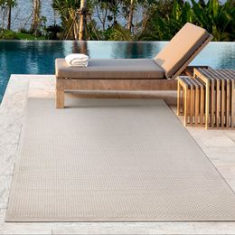 Teppich the carpet, B:140cm H:1mm L:200cm, beige, Polypropylen, Flur, Teppiche, "Toulose", moderner robuster In und Outdoor Teppich