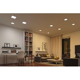 Paulmann LED Einbauleuchte "Areo", 1, H: 2,6cm, 1 Stk., weiß, Leuchten, LED Einbaupanel ZigBee, App steuerbar, Tunable White