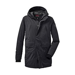 Killtec Herren Parka "KOW 115 MN PRK", schwarz, Gr. S, Oberstoff: Oberseite: 100% Polyester (recycelt), Rückseite: 100% Polyester, Futter 1: 100%