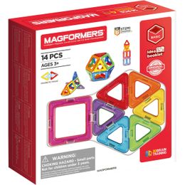 Magformers Kinder Magnetspielbausteine "Magformers Basic 14 Teile"bunt, Kunststoff, Spielbausteine