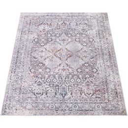 Teppich Paco Home, B:160cm H:14mm L:230cm, bunt, Polypropylen, Wohnzimmer, Teppiche, "Calabria 583", Kurzflor, Orient-Optik, Vintage Design