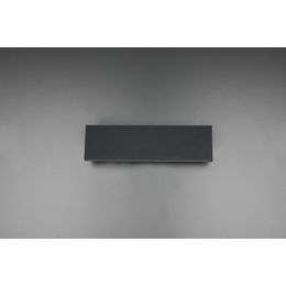 Trio LEUCHTEN LED Wandleuchte "Concha", 2, H: 8cm, 1 Stk., grau, Leuchten, mit up-and-down Beleuchtung, dimmbar &uuml;ber Wandschalter, 2x 600 Lumen