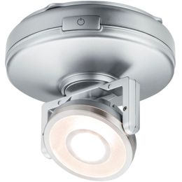 Paulmann Unterschrankleuchte "LED Rotate 1er-Spot dimmbar batteriebetrieben", 1, Ø 9,2cm H: 7,2cm, 1 Stk., grau, Küche, Leuchten, LED Rotate 1er-Spot