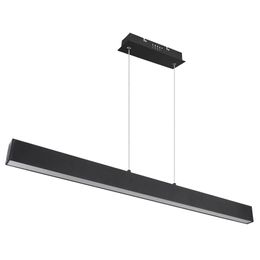 Globo LIGHTING LED-Hängeleuchte "VERENA", 1, H: 120cm, 1 Stk., schwarz, Leuchten, Esstisch, Esszimmer, Besprechungstisch, 3 Stufen dimmbar, Memory