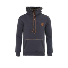 Cipo & Baxx CIPO & BAXX Herren Sweatshirt "Pullover", blau, Gr. S, unifarben, 65% Baumwolle, 35% Polyester, Sweatshirts, im coolen Look, C-44200