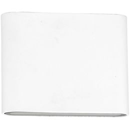 HAVIT LIGHTING LED Au&szlig;en-Wandleuchte "LISSE", 2, H: 9cm, 1 Stk., wei&szlig;, Leuchten