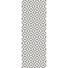 queence Vinyltapete "Rita", B/L: 0,9m x 2,5m, Rollen: 1, grau, Tapeten, 90x250cm, selbstklebend, kinderleichte Anbringung,, Sticker