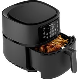 Philips Heißluftfritteuse "Airfryer XXL HD9285/90, 7,2 l", B:30cm H:33cm T:41cm, schwarz, Fritteusen, mit 7 Voreinstellungen, WiFi Konnektivität und