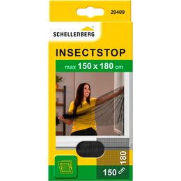Schellenberg Fliegengitter-Gewebe "Insektenschutz und Mückenschutz für Fenster ohne bohren", B/H: 150cm x 180cm, 1er Pack, grau,