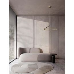 NOVA LUCE Pendelleuchte "TILIA", 1, &Oslash; 60cm H: 250cm, 1 Stk.mocca, Esszimmer, Leuchten