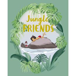 Komar Bild "Jungle Book Friends", B/H/T: 40cm x 50cm, Disney, 1 Stk., bunt, Wohnzimmer, Bilder, Wandbild zur Dekoration im Kinderzimmer - ohne Rahmen