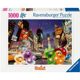 Ravensburger Kinder Puzzle "Gelini am Time Square", bunt, B:70cm H:50cm, Puzzles, Made in Germany